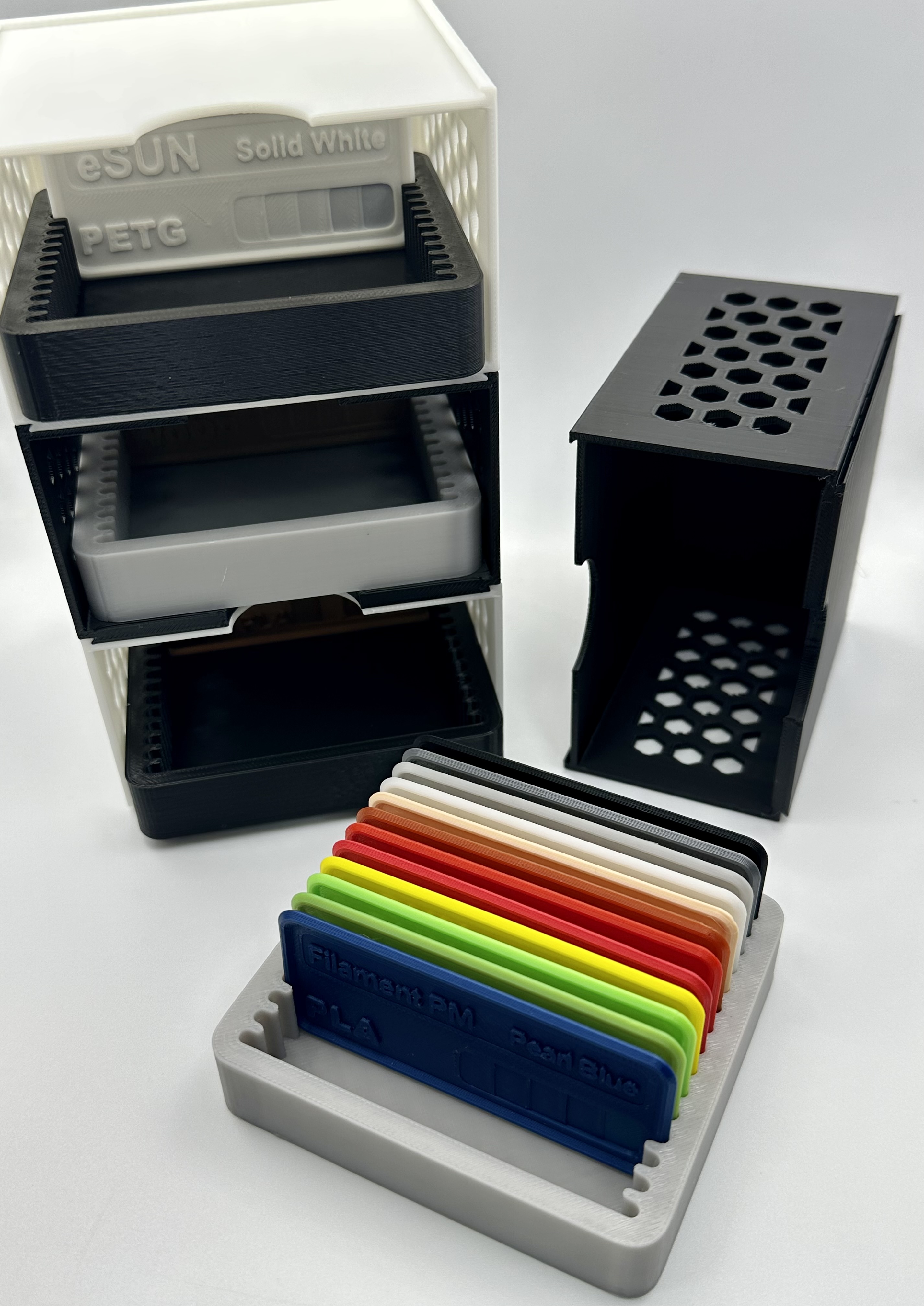 Shelving system for filament sample alternative tray (Stackable) by ...