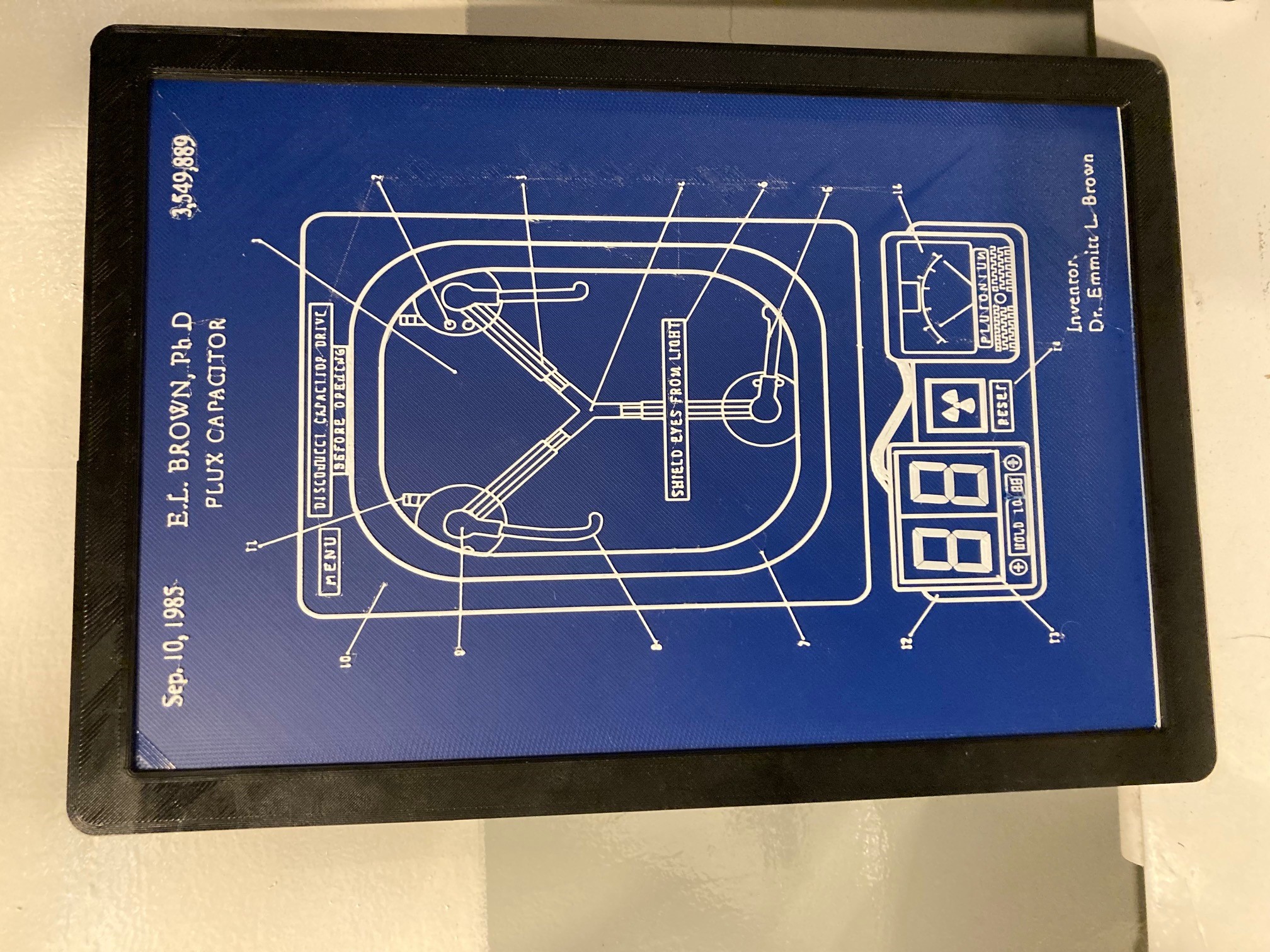 Flux Capacitor Patent by Richard James | Download free STL model ...