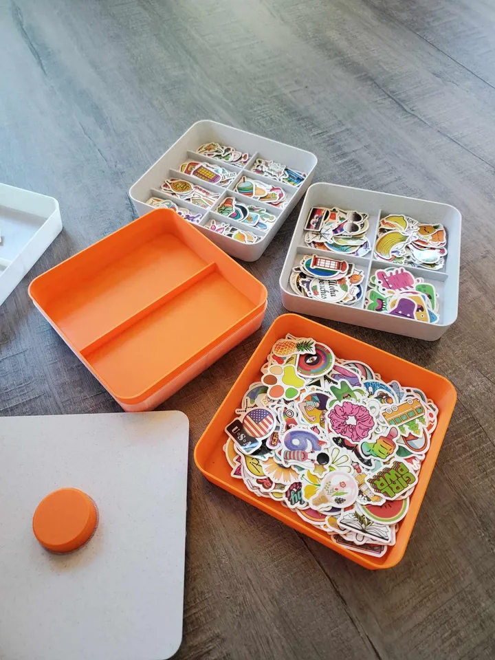 Stacking trays with dividers for Mechanically locking box by Ophir ...