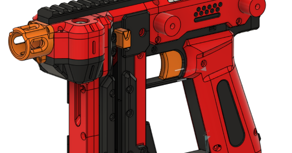 Skwapler (Captain Slug Stapler Remix by Skwiggums | Download free STL ...