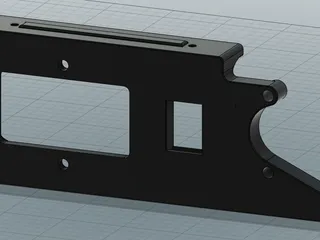 Voron 2.4r2 PSU & network panel by Foden | Download free STL model ...