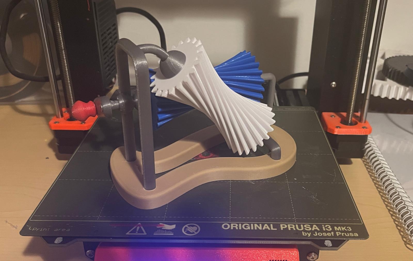 Hyperboloidal Gear Mechanism by Baby Shamu | Download free STL model ...