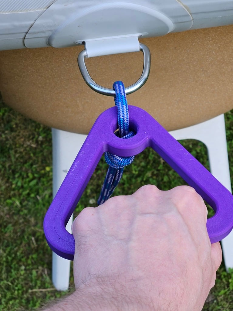 Triangle Pull Handle (for e.g. dinghy / boat) by TeknikFrik | Download ...