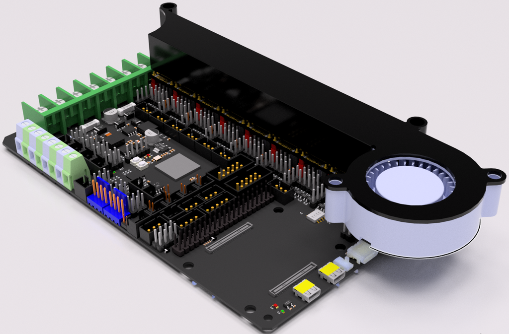 Manta M8P - TMC Cooling - Fan 5015 von Anollya | Kostenloses STL-Modell ...