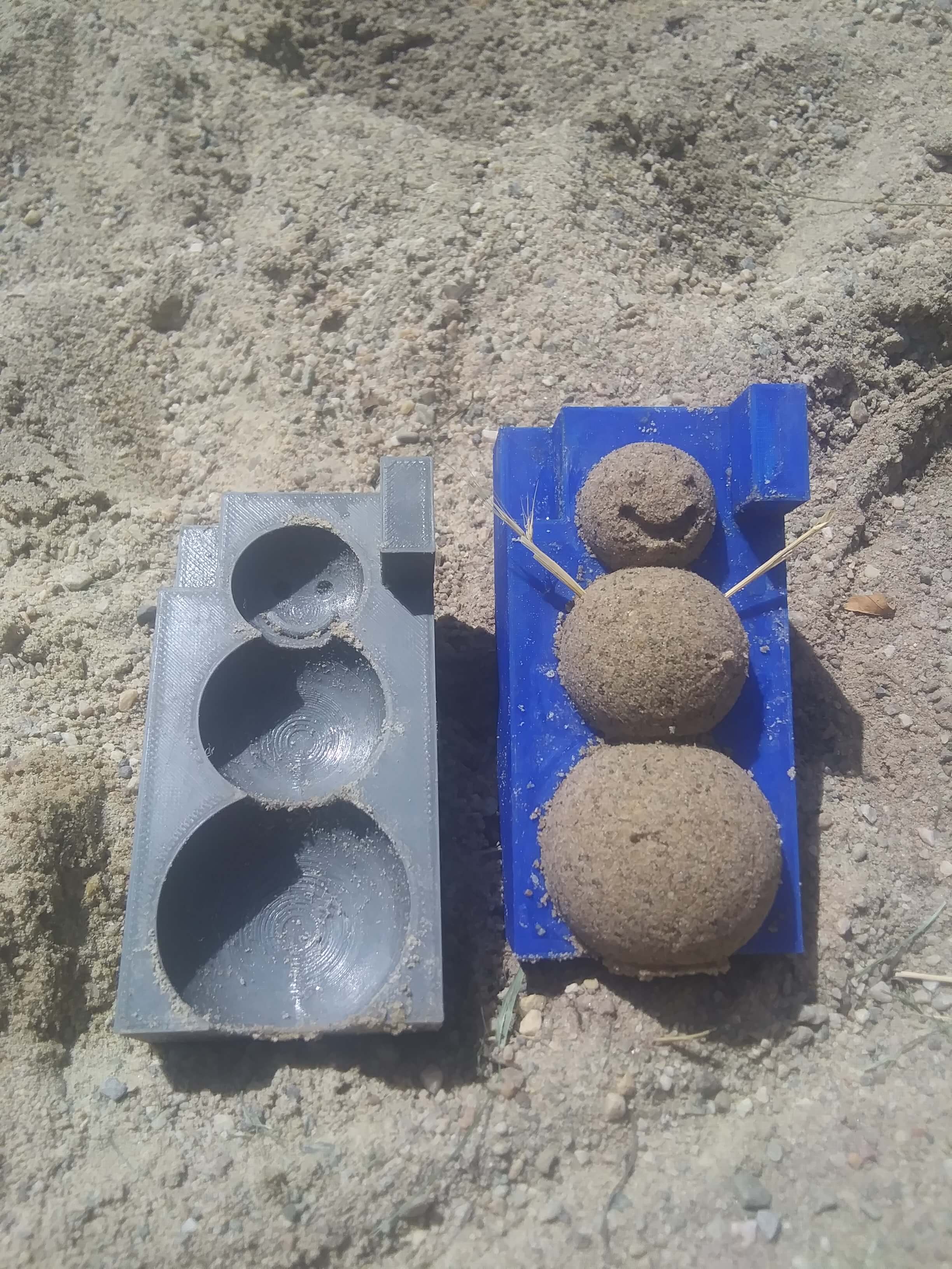Sand/Snowman mold by Robo_Kong | Download free STL model | Printables.com
