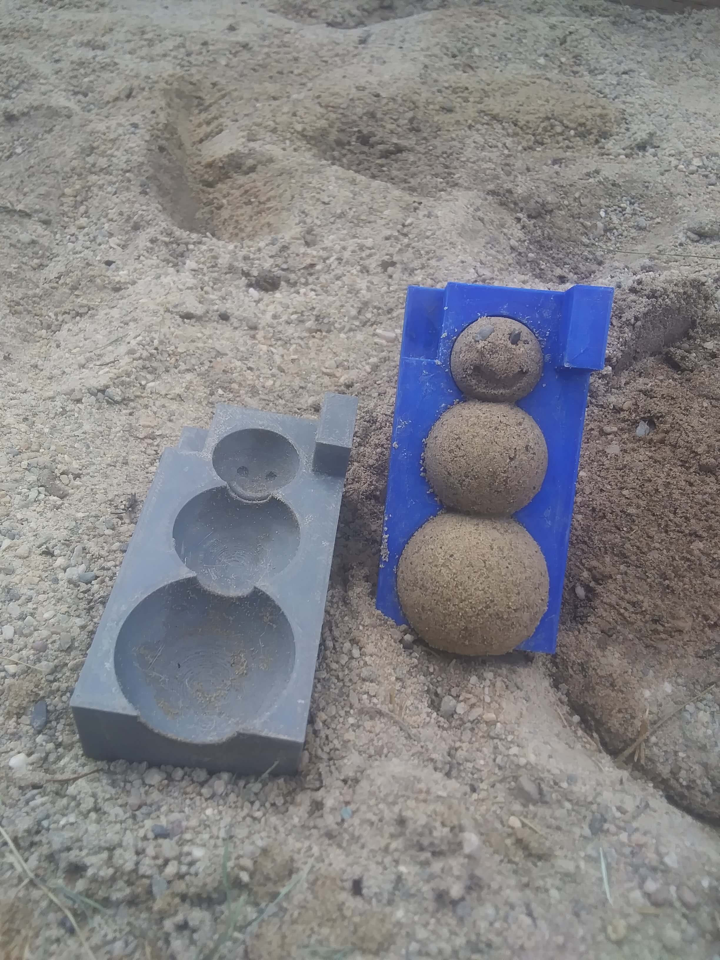 Sand/Snowman mold by Robo_Kong | Download free STL model | Printables.com