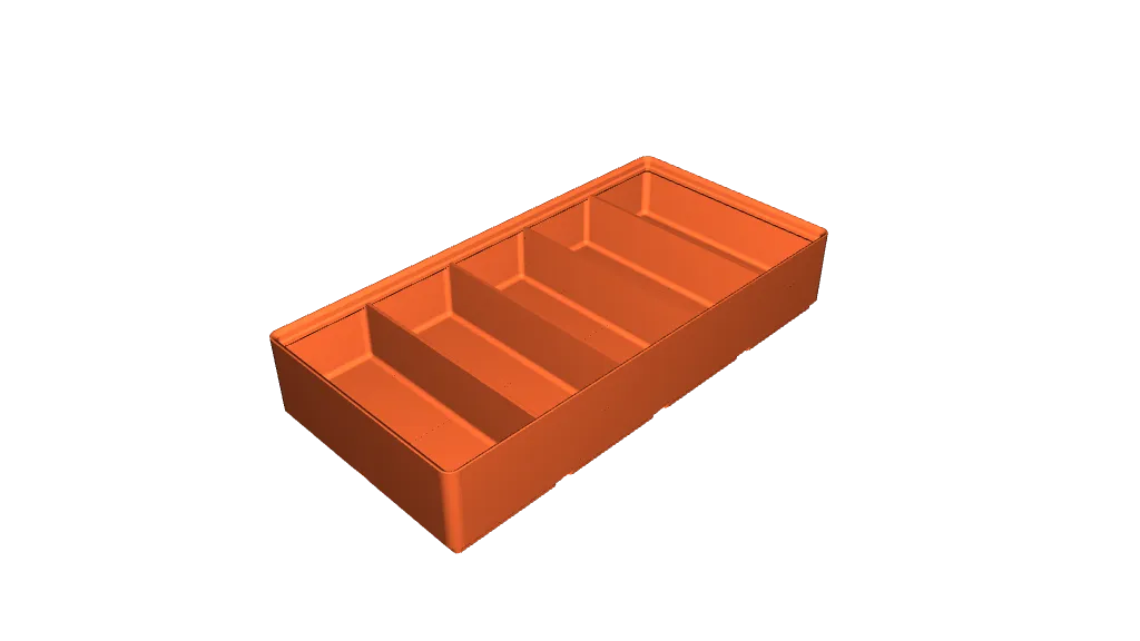 Gridfinity parts tray with scoop by EMarrs | Download free STL model ...