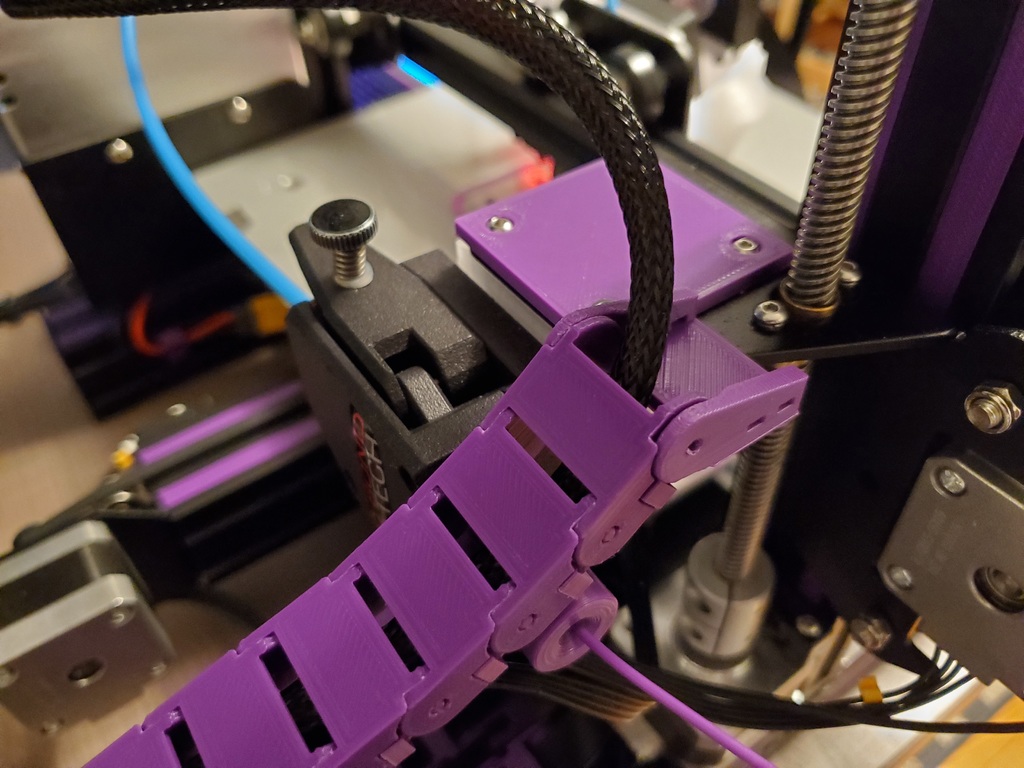 Ender 3 Cable Chain Mount for Bondtech Extruder by Adrian West ...