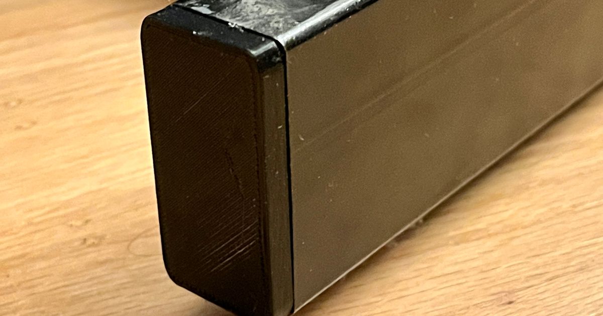 Rectangular End Cap by KenTravels | Download free STL model ...