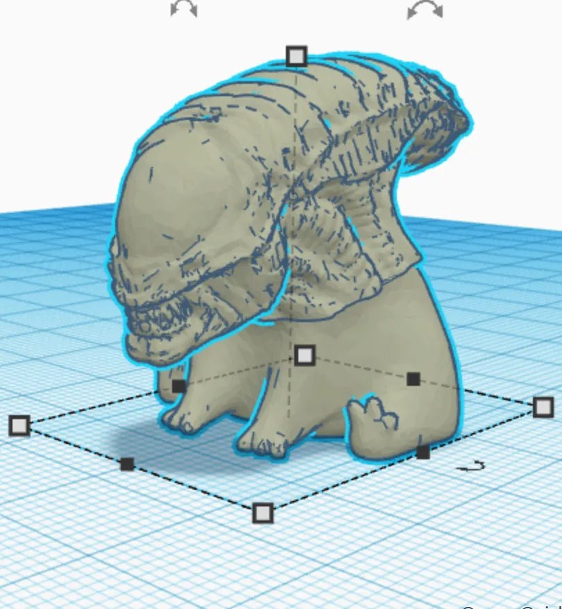 fred the frog but xenomorph by poootatooo | Download free STL model ...