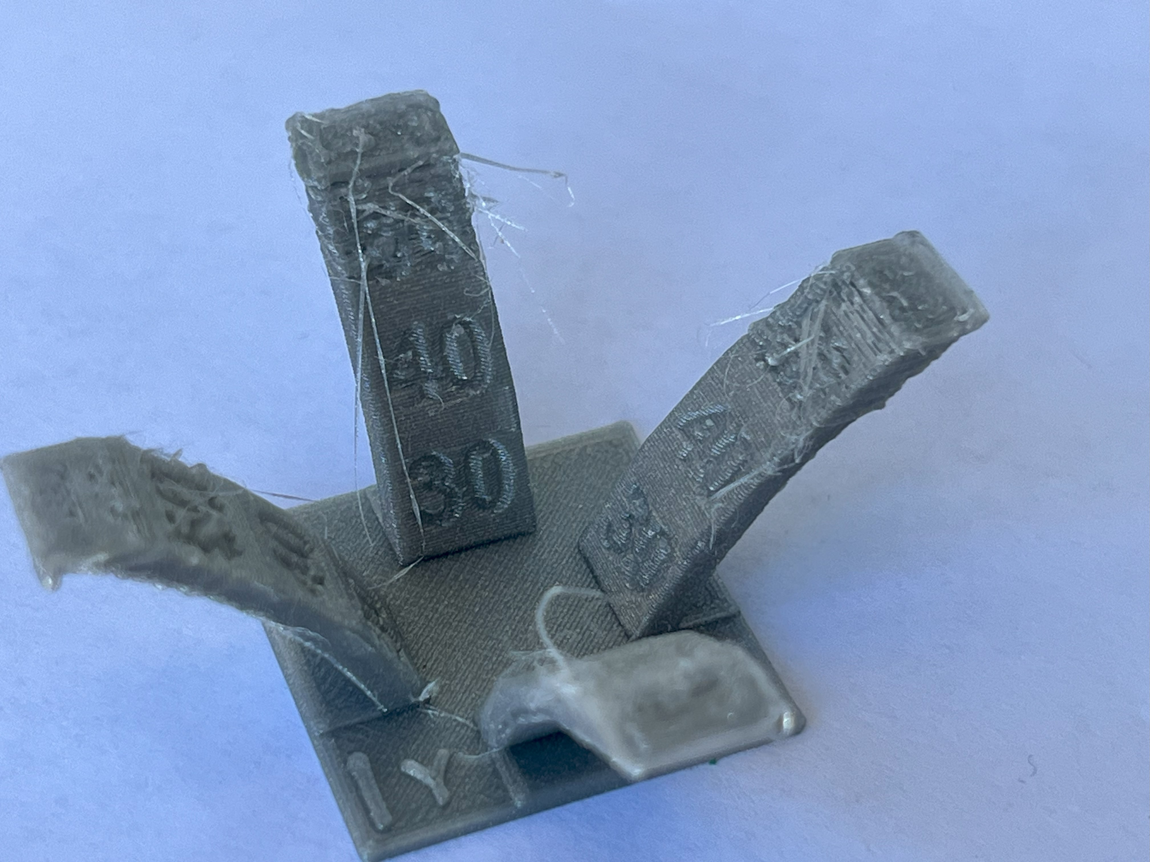 Overhang Test starting from 30º by PrusaTester2020 | Download free STL ...