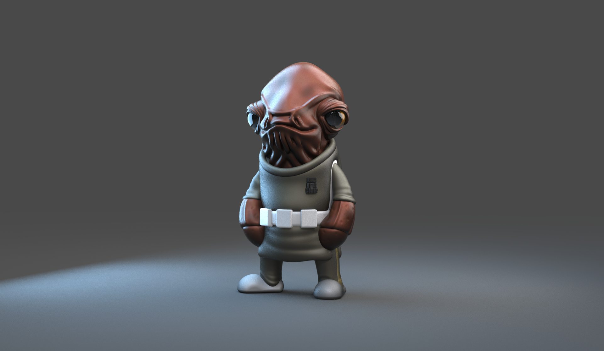 Mini General Ackbar by Wekster | Printables Store