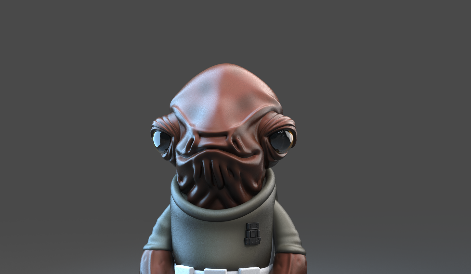 Mini General Ackbar by Wekster | Printables Store