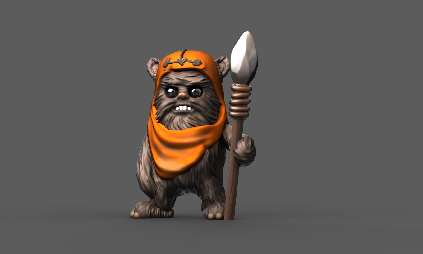 Mini Ewok - single and multimaterial by Wekster | Printables Store