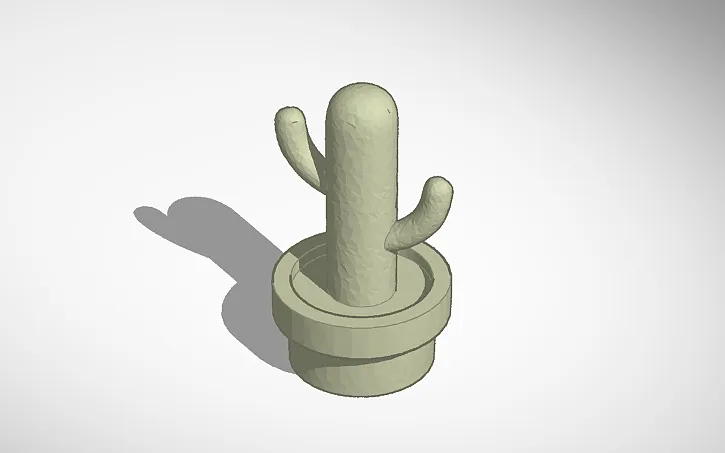 Cactus toothpick holder by AilbeC | Download free STL model ...