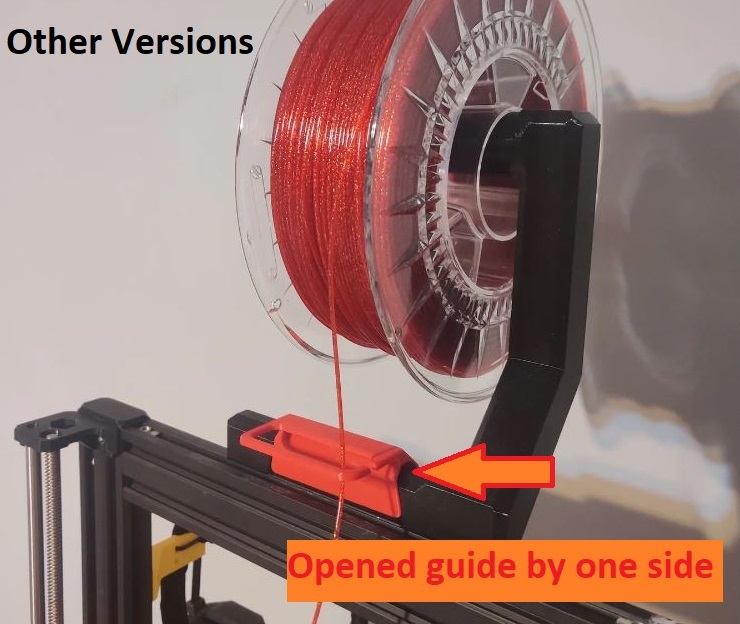 Filament Guide for Spool Holder Prusa Bear by Anubis_3D | Download free ...