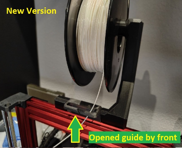 Filament Guide for Spool Holder Prusa Bear by Anubis_3D | Download free ...
