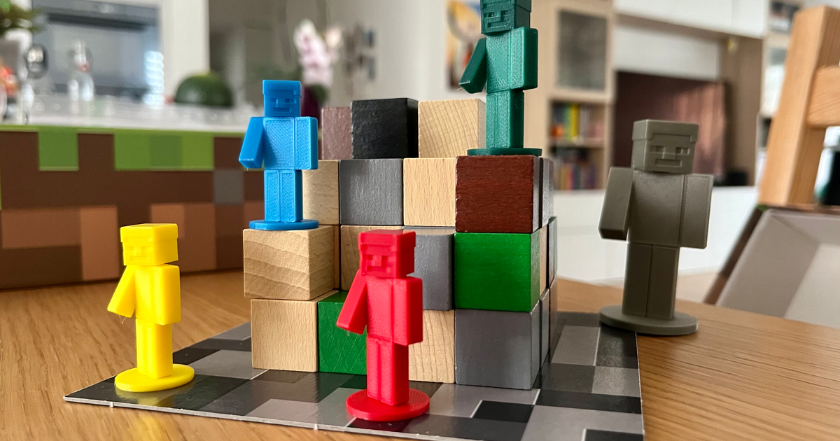 Minecraft Board Game Figures by Uko | Download free STL model ...