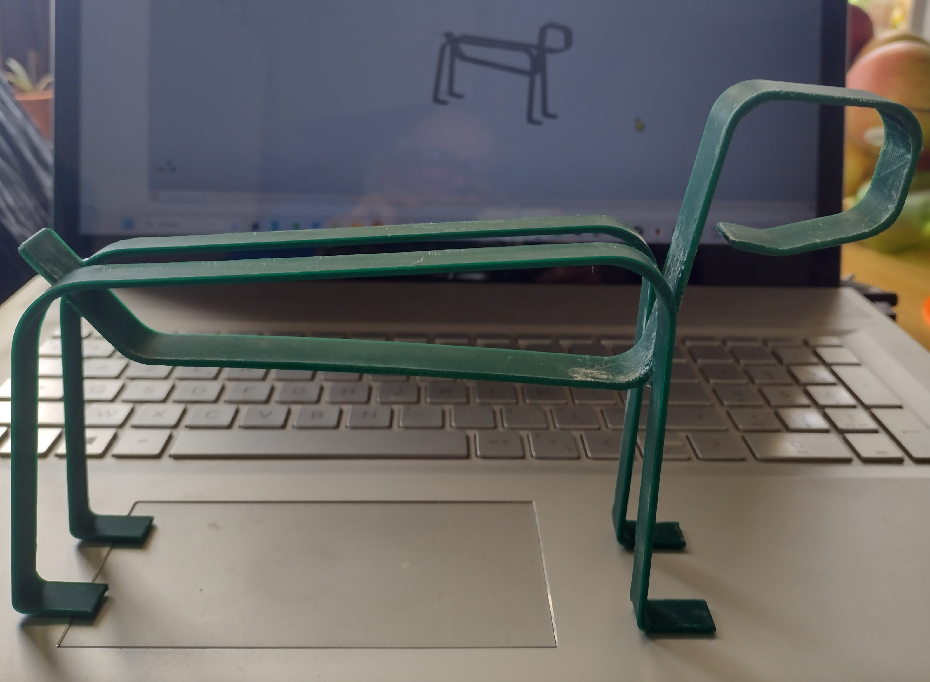 hond silhouet, dog silhouette. by Ludo B | Download free STL model ...