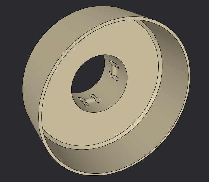 Dewalt Airlock Socket to 4 Inch Adapter by miXme | Download free STL ...