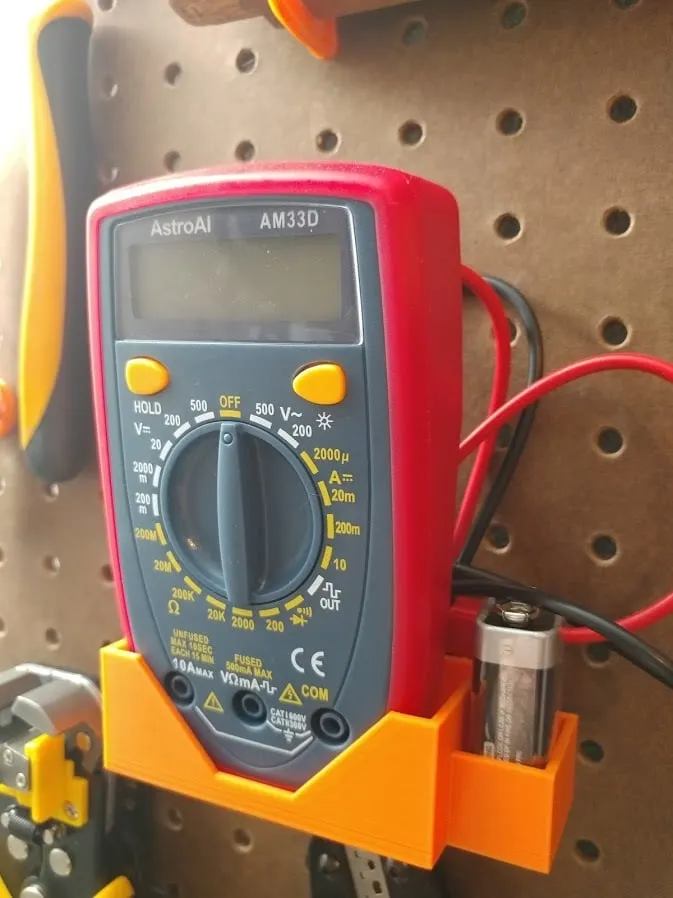 Pegboard AstroAI AM33D Multimeter +9V by LegendaryCheez | Download free ...