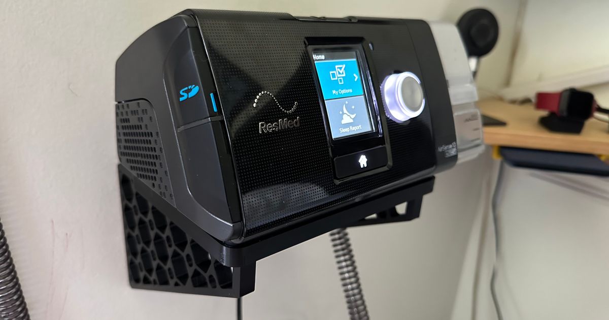 ResMed AirSense 10 Wall Mount Bracket Remixed CPAP With Screw and ...