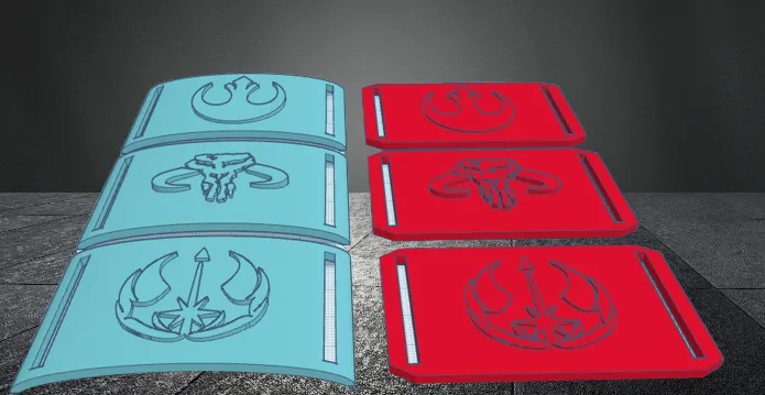 Star Wars Belt Buckles by Solar3dp | Download free STL model ...