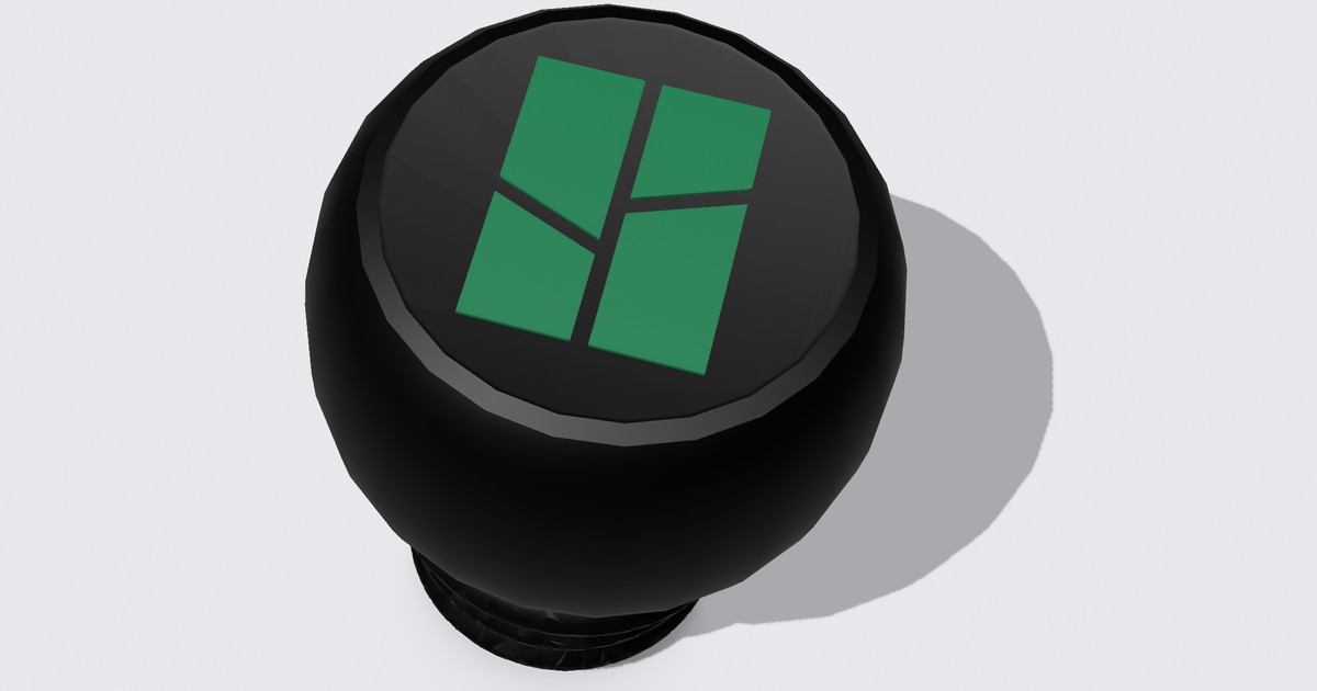 Medium Knob for AMS Drawer Stand with Bambulab Logo by CutMaster ...