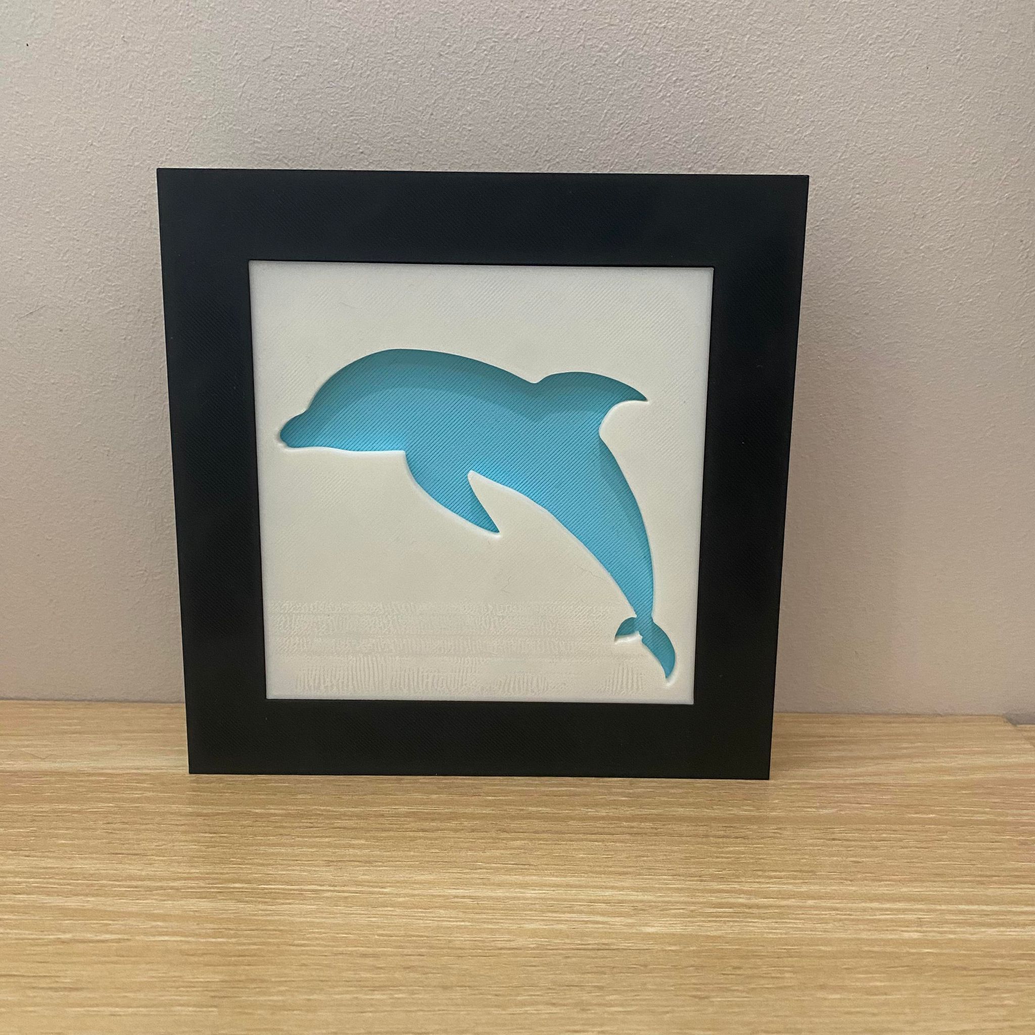 Dolphin Decorative Frame by Arthena_3D | Download free STL model ...