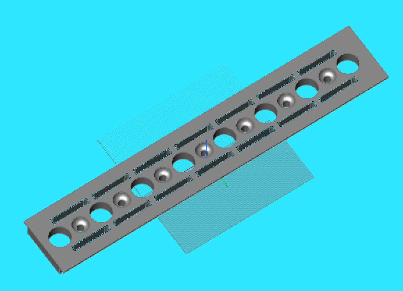 35mm Din Rail with Peg Board Variant by Cplymill | Download free STL ...