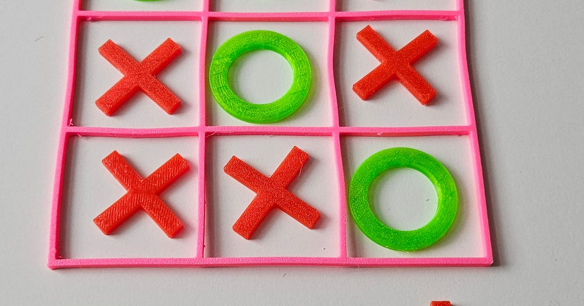 circle and cross game by Bogumił Proc | Download free STL model ...