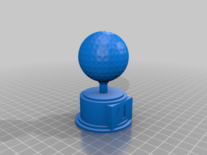 Golf Trophy by leimapapa | Download free STL model | Printables.com