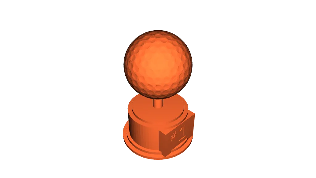 Golf Trophy by leimapapa | Download free STL model | Printables.com
