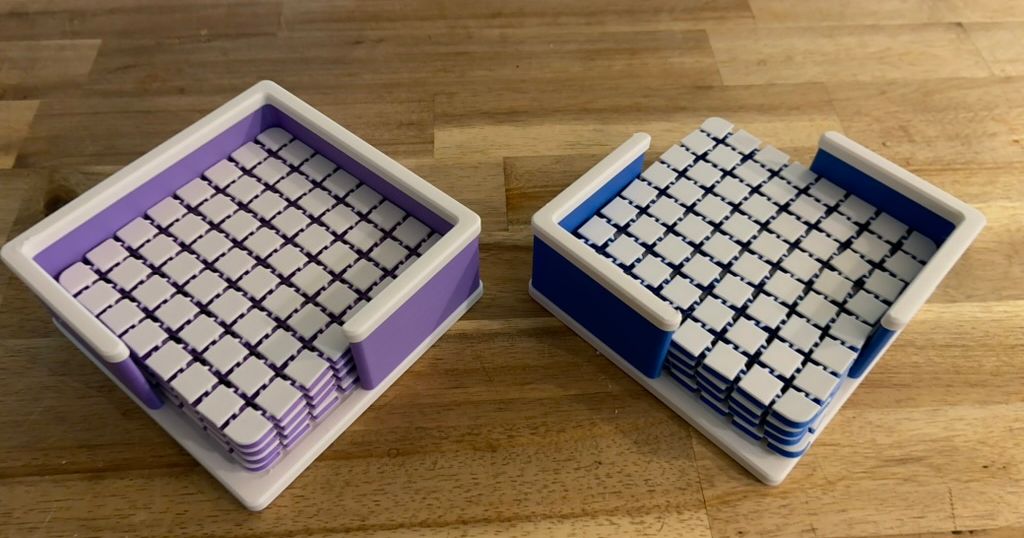 Fabric Coaster Holder by ed3d | Download free STL model | Printables.com