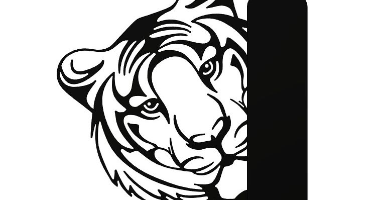 Peeking Tiger by DickF | Download free STL model | Printables.com