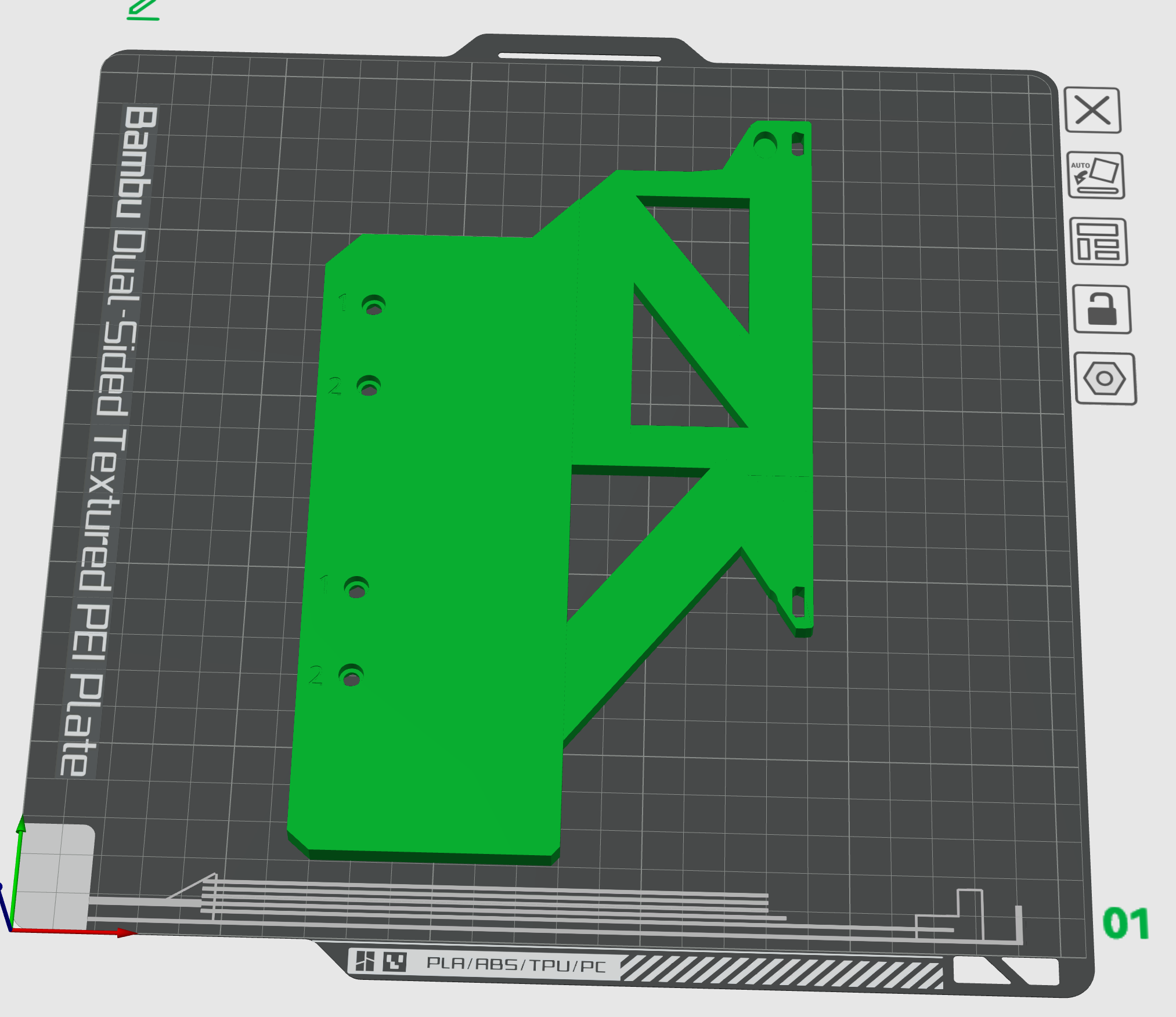 BambuLabs X1C AMS Hub mount by elmaker Design | Download free STL model ...