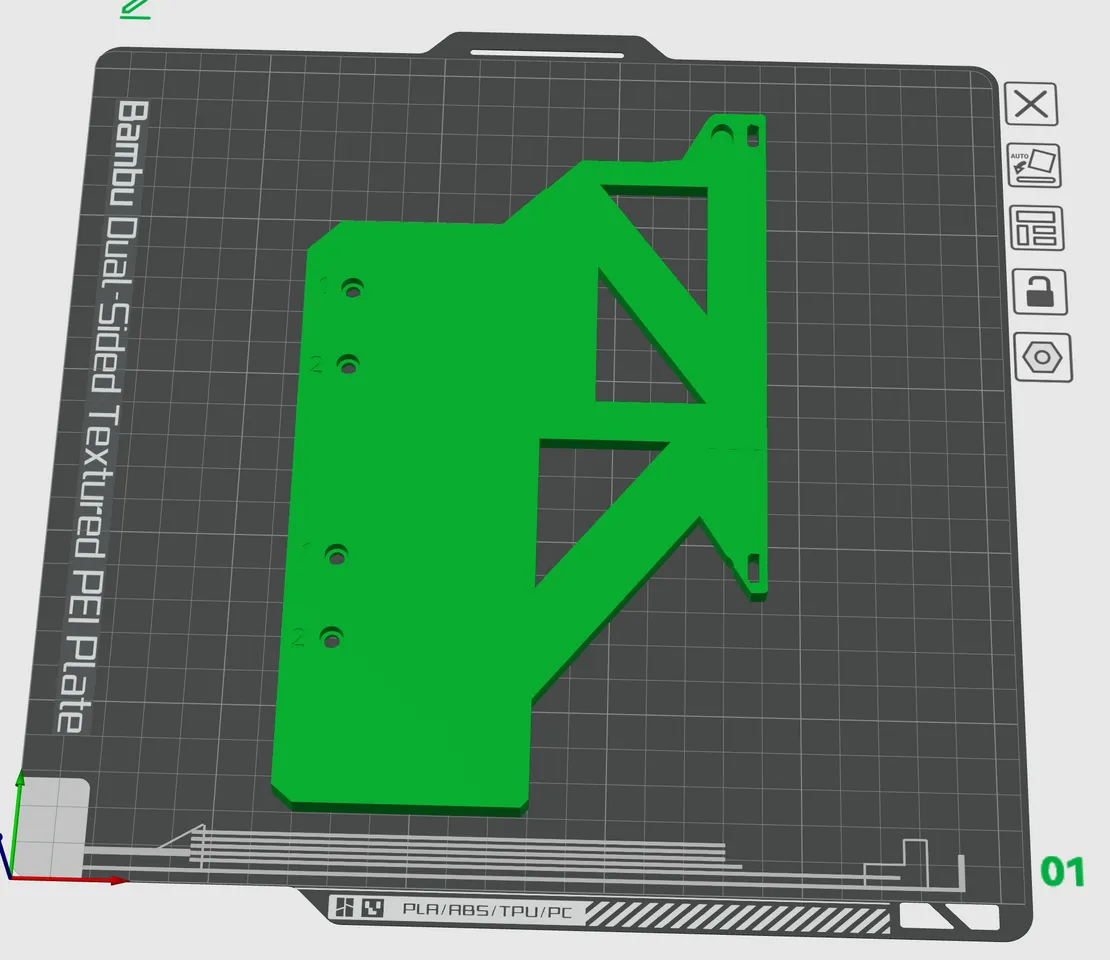 BambuLabs X1C AMS Hub mount by elmaker Design | Download free STL model ...