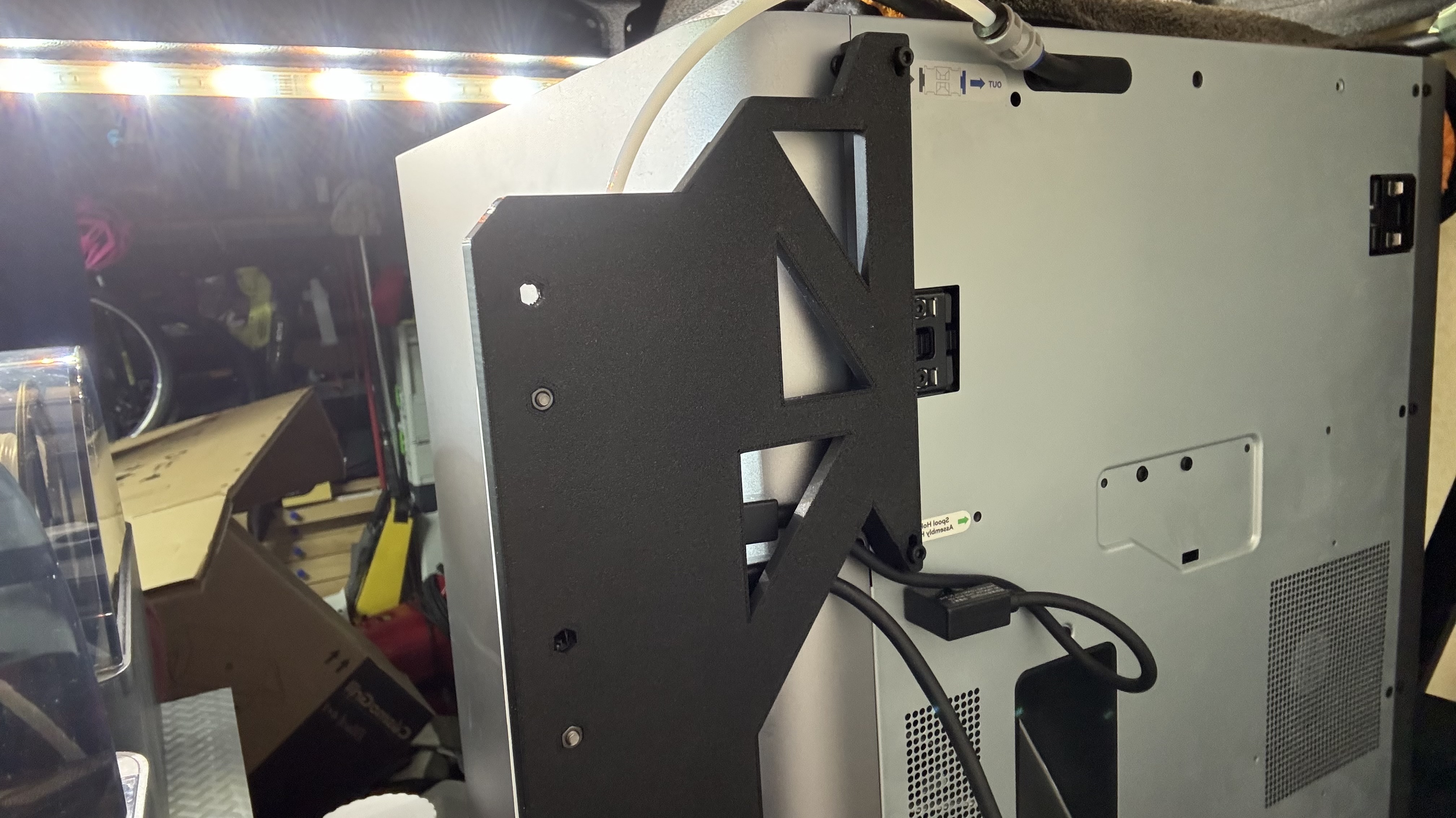 BambuLabs X1C AMS Hub mount by elmaker Design | Download free STL model ...