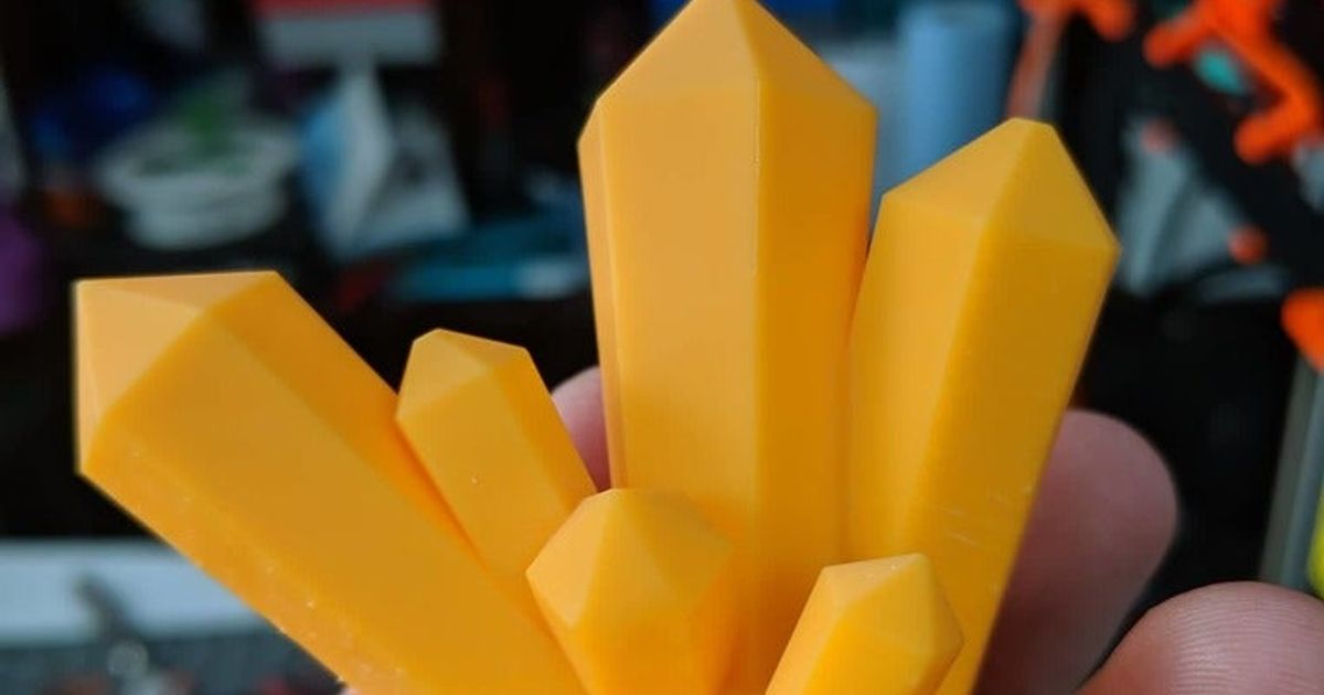 Gem Cluster (Fixed) by Fuganater | Download free STL model | Printables.com