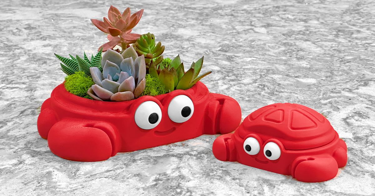 Mini Crab Sandbox Dish/Bowl by Popandsicle | Download free STL model ...