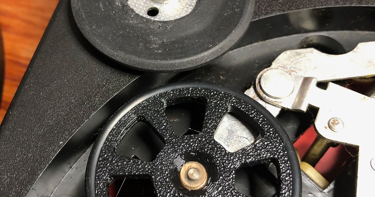 Philips 423 Record Player - Drive Wheel Replacement by Mark | Download free STL model ...