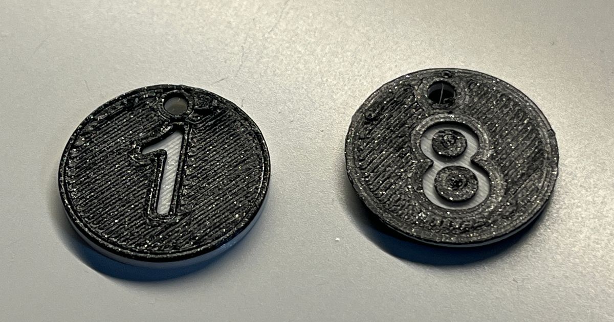 key tags 1-84 by Branislav | Download free STL model | Printables.com