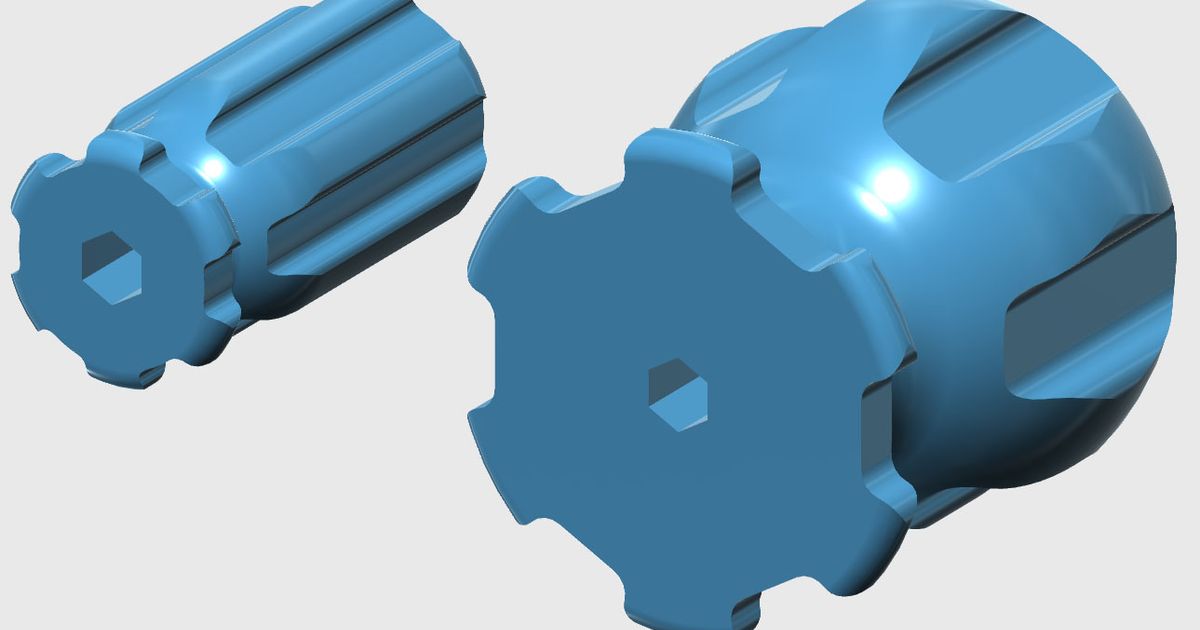 Stubby Screwdrive Handles by ffejrxx | Download free STL model ...