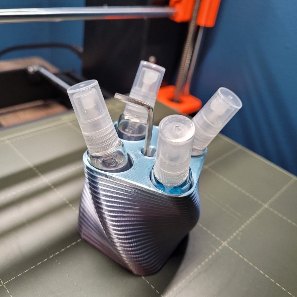 IPA/Solvent Spray Holder w/Hex Key Slot by Teque5 | Download free STL ...
