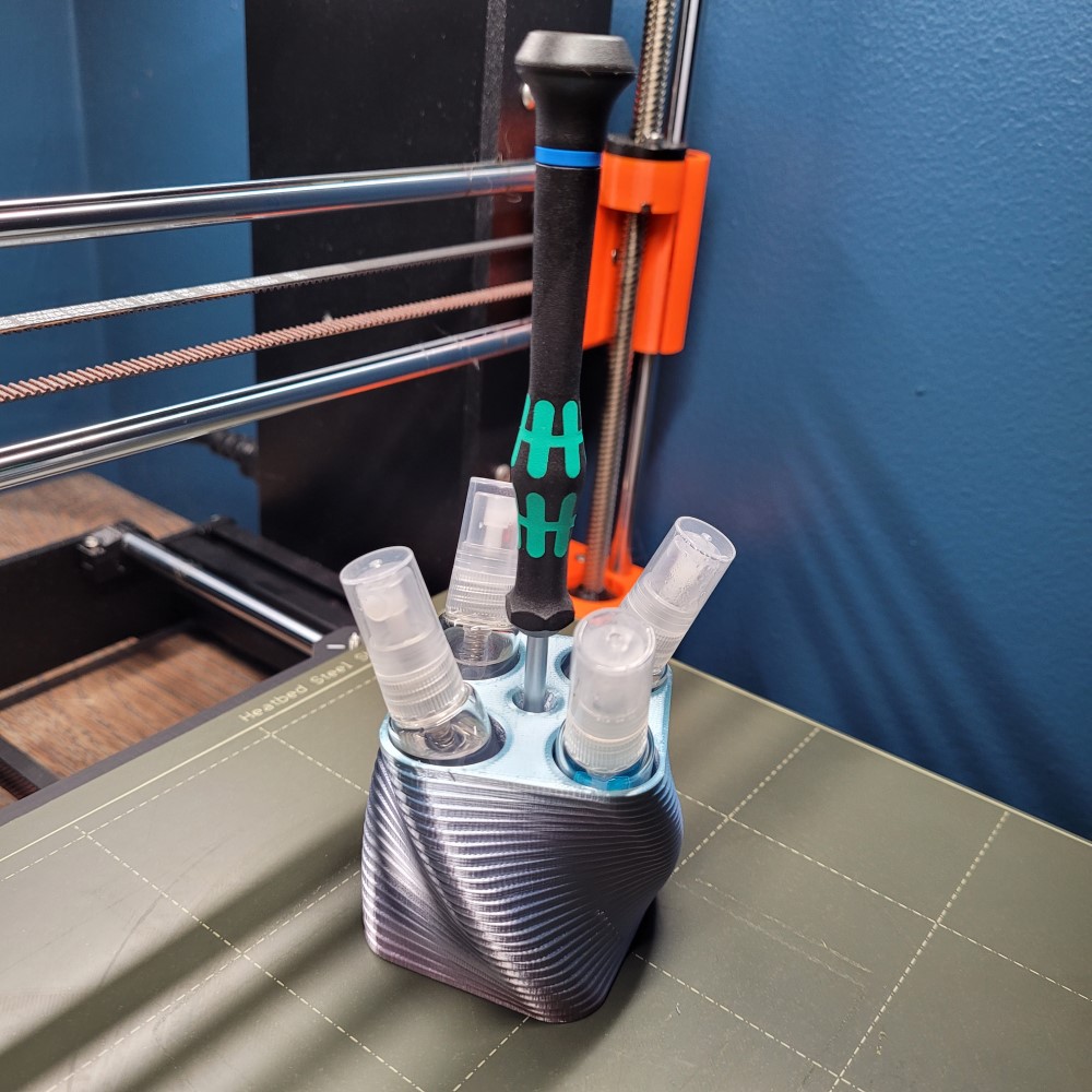 IPA/Solvent Spray Holder w/Hex Key Slot by Teque5 | Download free STL ...