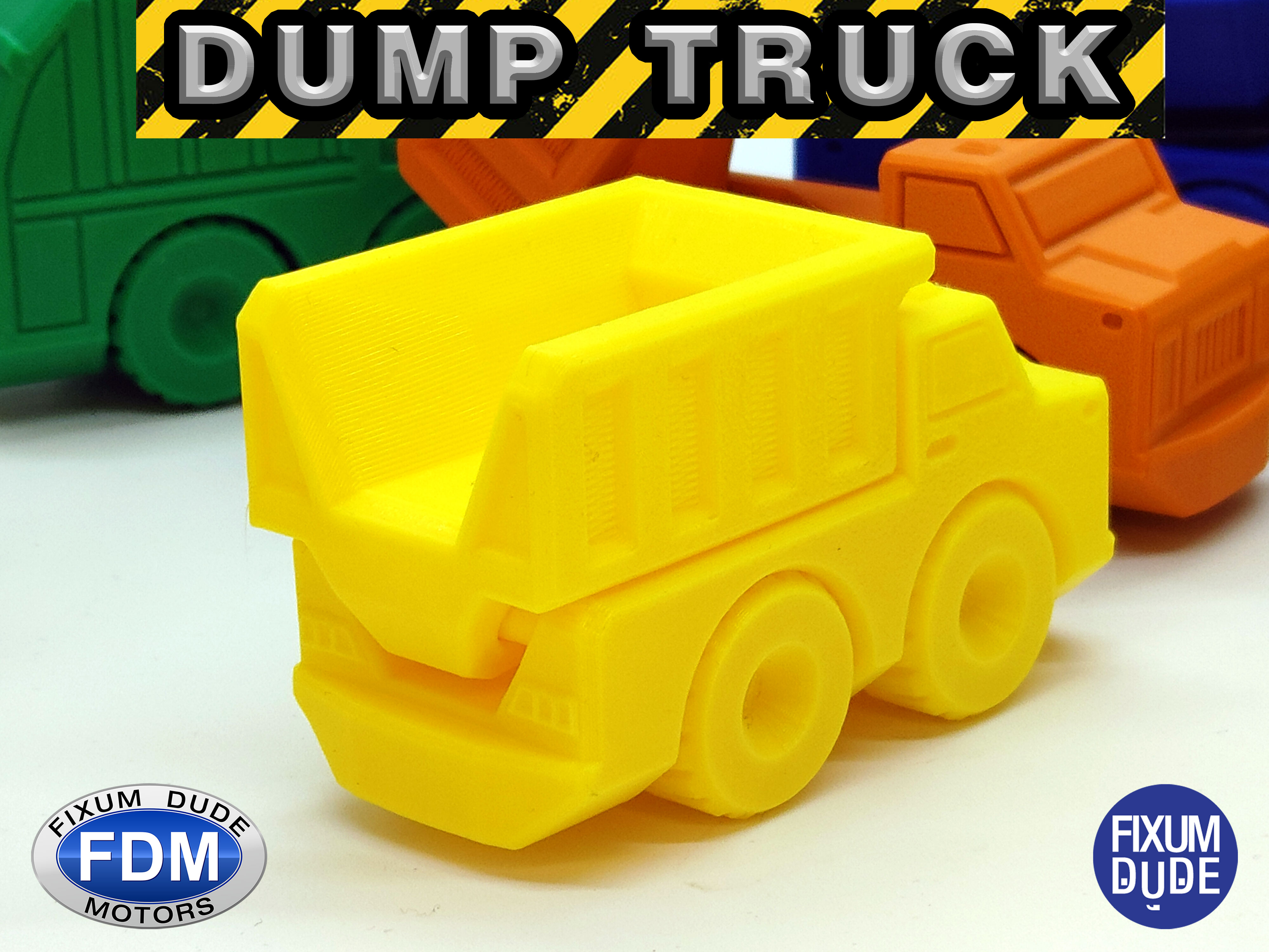 Fixum Dude Motors PiP Dump Truck by fixumdude | Download free STL model ...