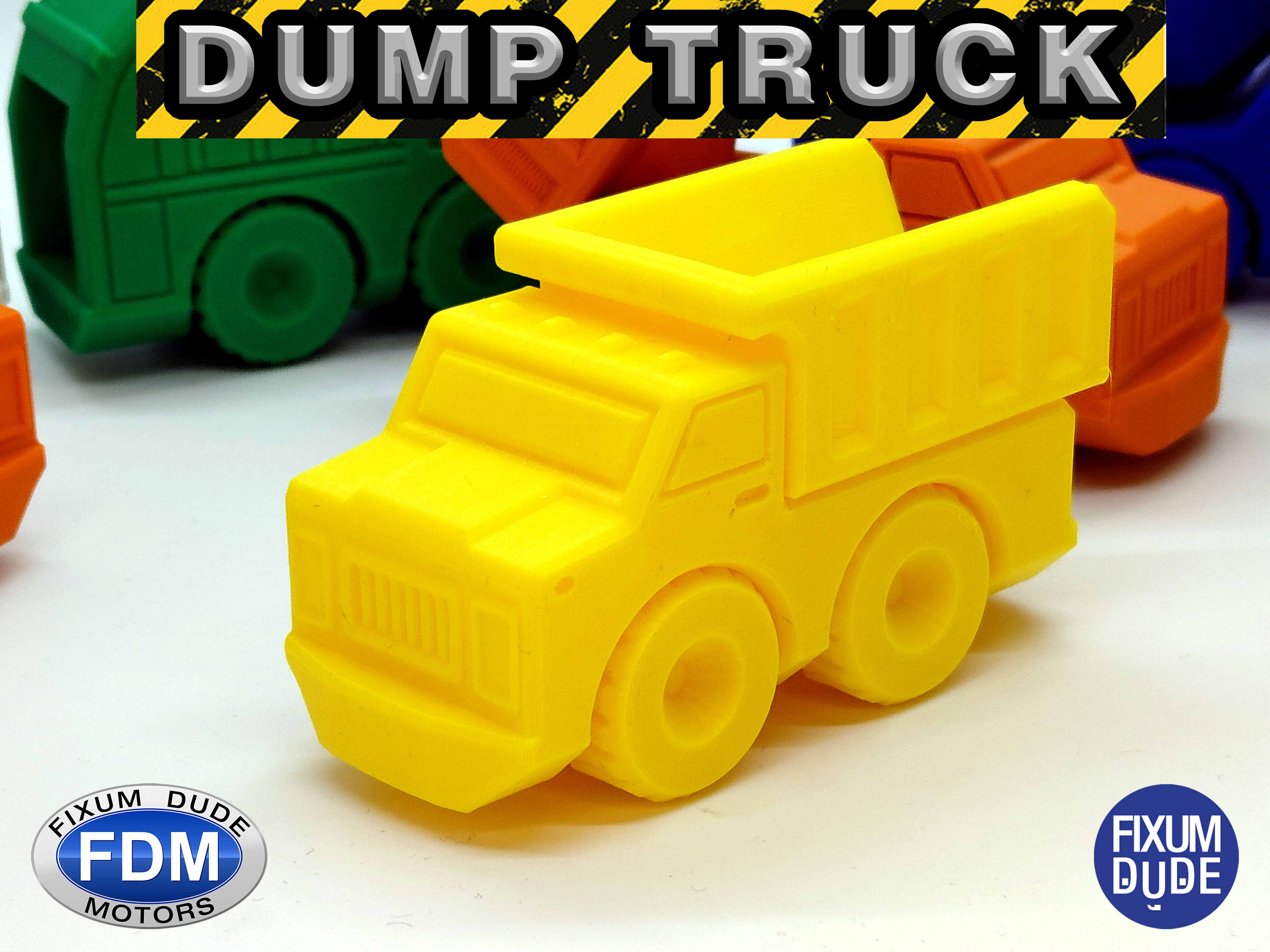 Fixum Dude Motors PiP Dump Truck by fixumdude | Download free STL model ...
