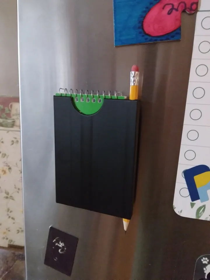 magnetic note pad holder by MTNboss | Download free STL model ...
