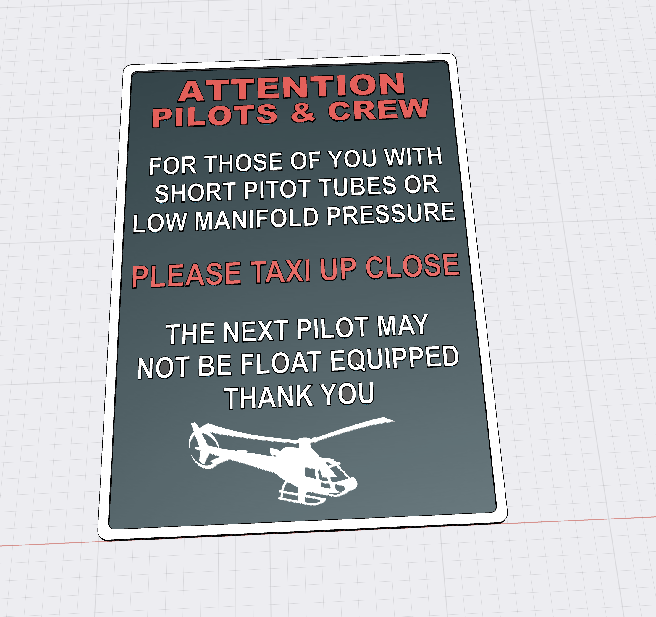 Attention Pilots & Crew by CutMaster | Download free STL model ...