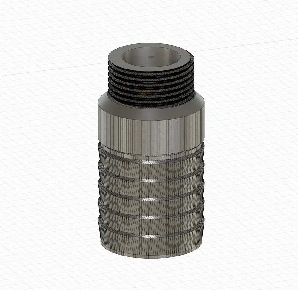Water Hose to 32mm Hose Adapter by JP | Download free STL model ...